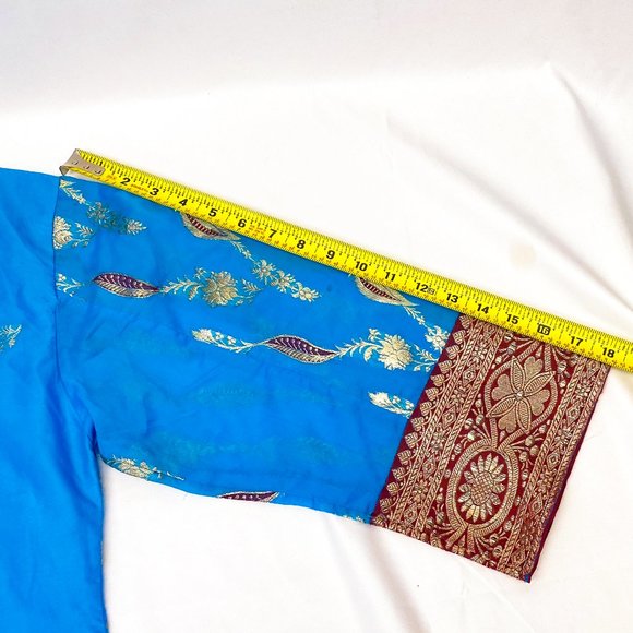 Sherwanis | Sherwani Bohemian Gold Royal Blue Indian Luxury Top Layer ...